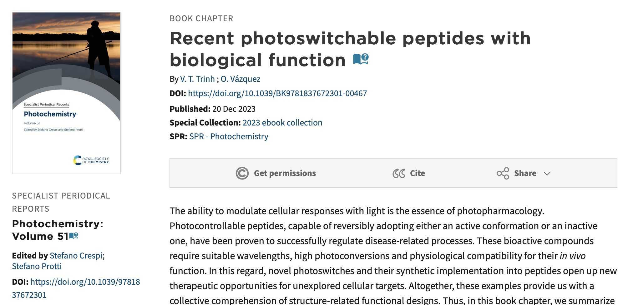 RSC Photochemistry Book Chapter - OlallaLab